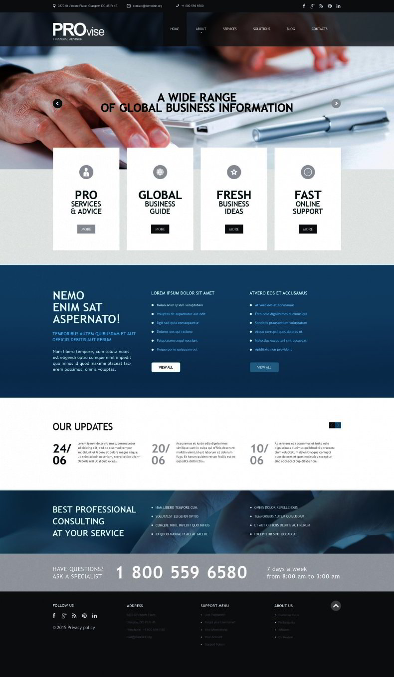 30 Most Popular Web Designs of 2015