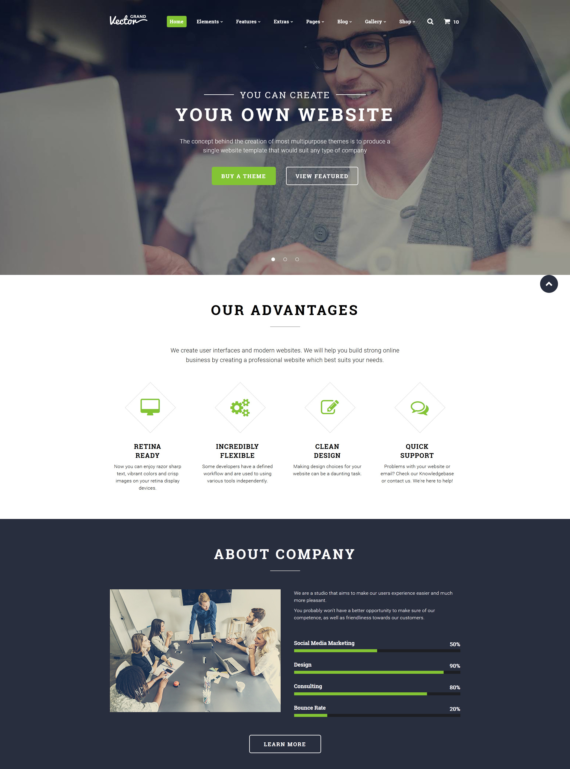 20+ Top Trending Web Themes for February 2018 - Templates