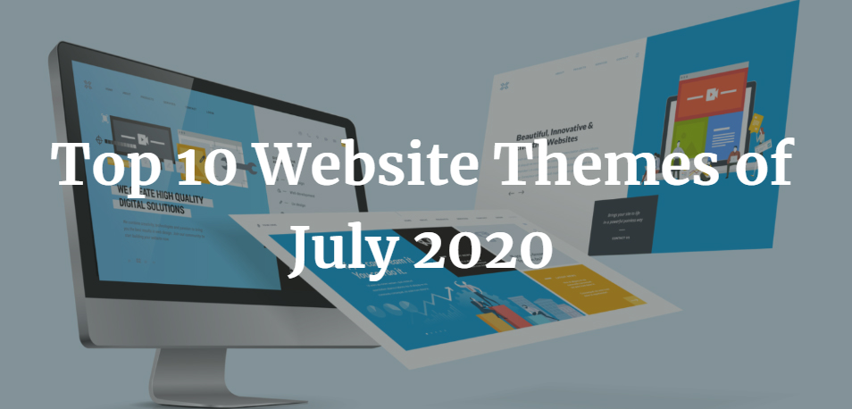 Top 10 Website Themes of July 2020 - Templates